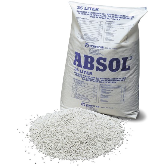 Absorbent 16kg/Säck 40L Absol - Start - Ahnviks.se