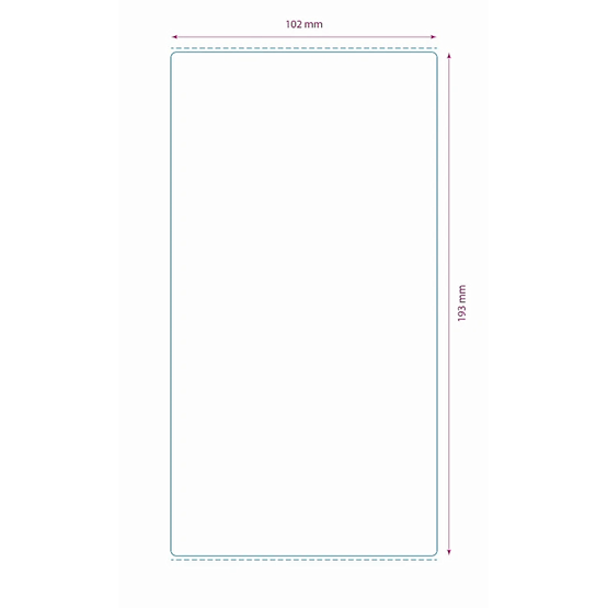 Transportetikett 102x193mm Direktthermo Utan Kvitto Med Perforering ...